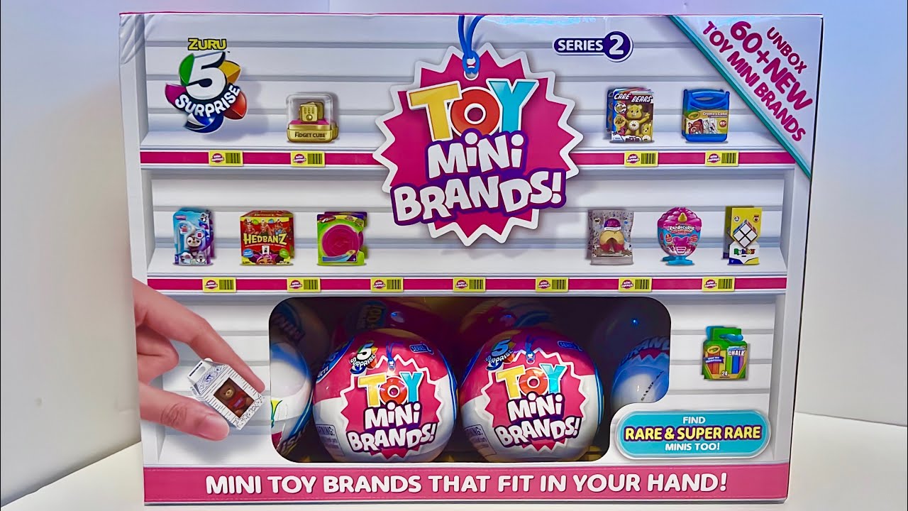 TOY MINI BRANDS SERIES 2 UNBOXING [8 Capsules] *GOLD* 2022 Zuru 5 ...