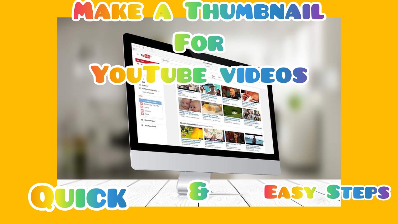 How to Make a Thumbnail For YouTube Videos| YouTube Studio On Mobile ...