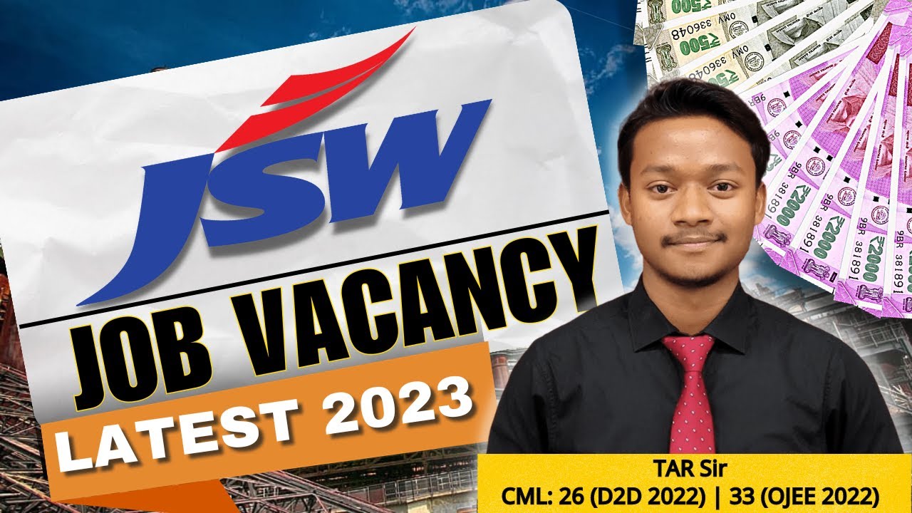JSW Recruitment 2023 | JSW Job Vacancy | Metallurgy Jobs #jobvacancy # ...