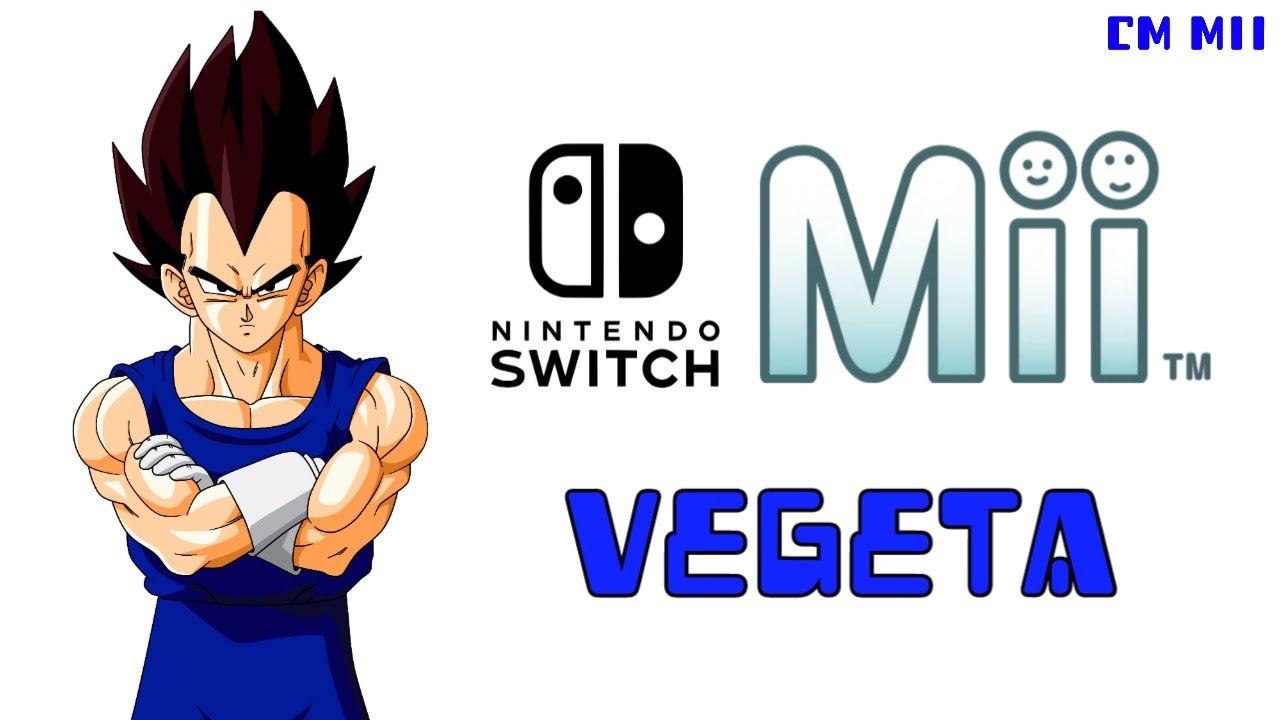 Creador Mii: Como crear a Vegeta - YouTube