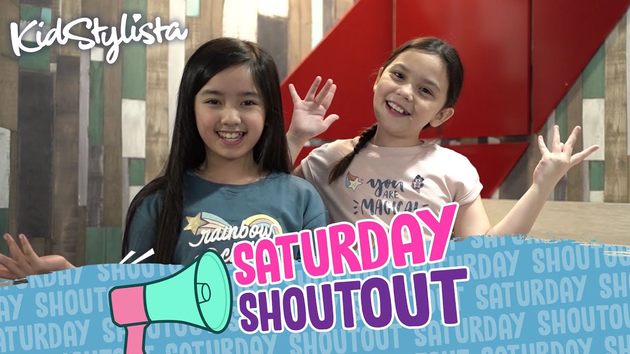 Saturday Shoutout (Nov 9, 2019) | Kidstylista - YouTube