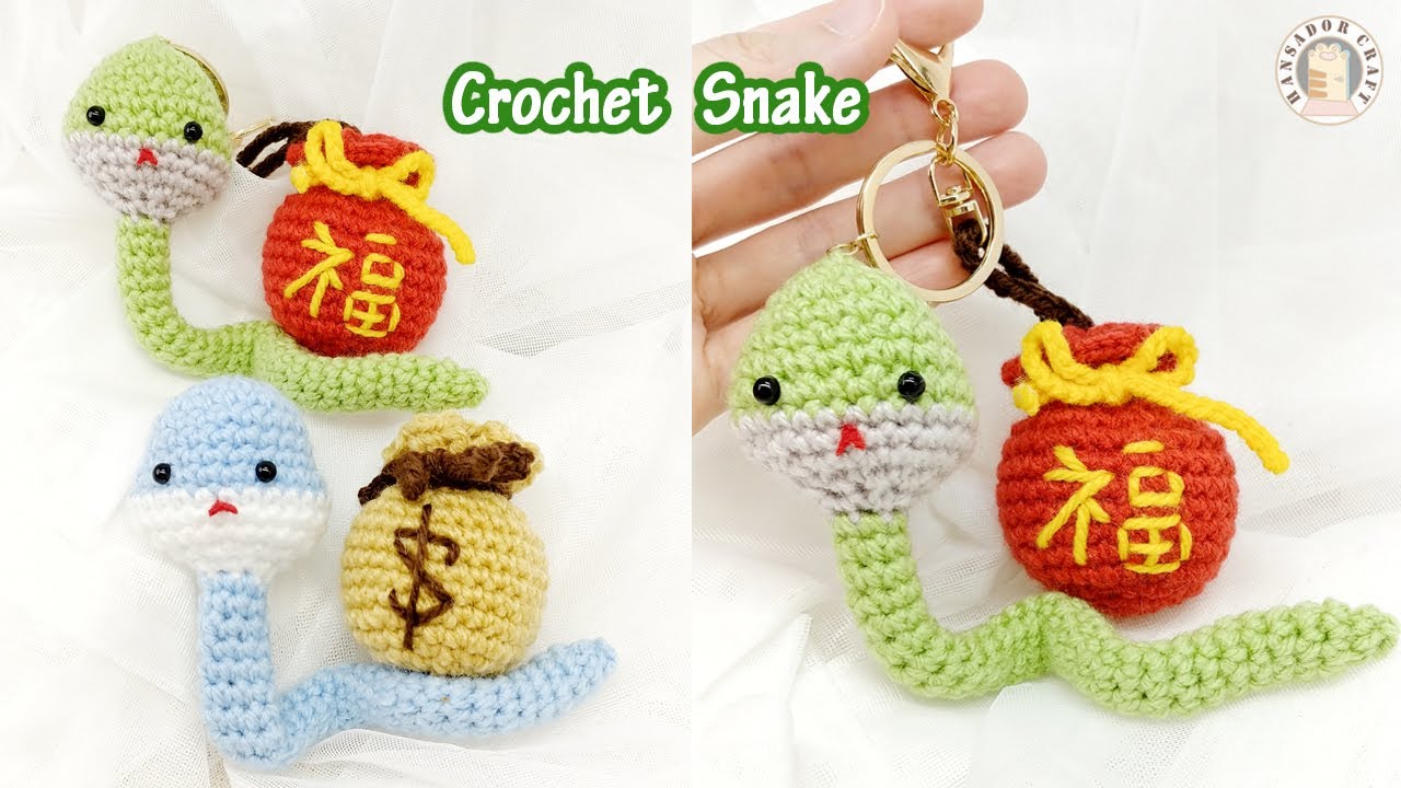 Crochet Snake | How to crochet a snake | Amigurumi Snake | Lunar New ...