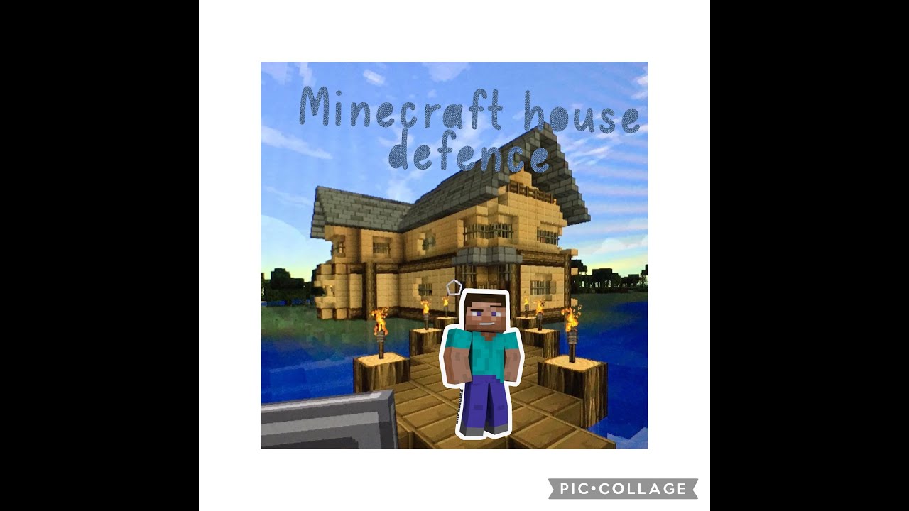 Minecraft house defence - YouTube