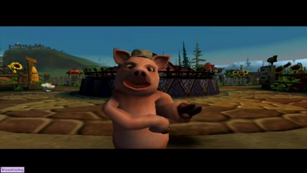 Shrek 2 - Jack and Jill's Farm - Pig Boss - YouTube