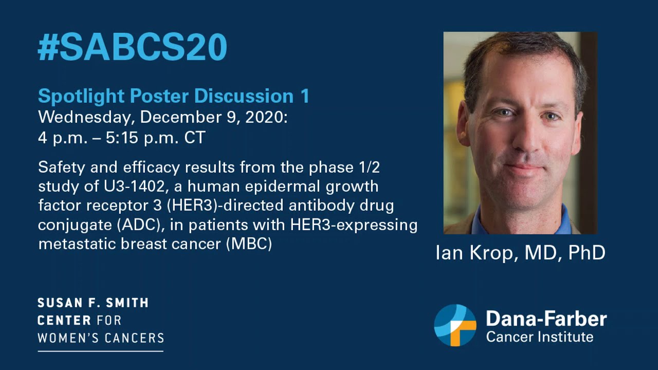 Dana-Farber Cancer Institute | Ian Krop, MD, PhD, at SABCS 2020 - YouTube