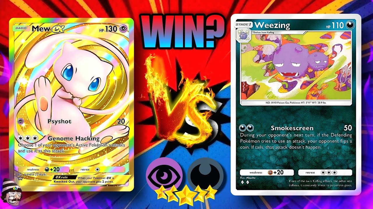 INSANE Pokémon TCG POCKET Battle! Weezing Destroys Mew EX?! - YouTube