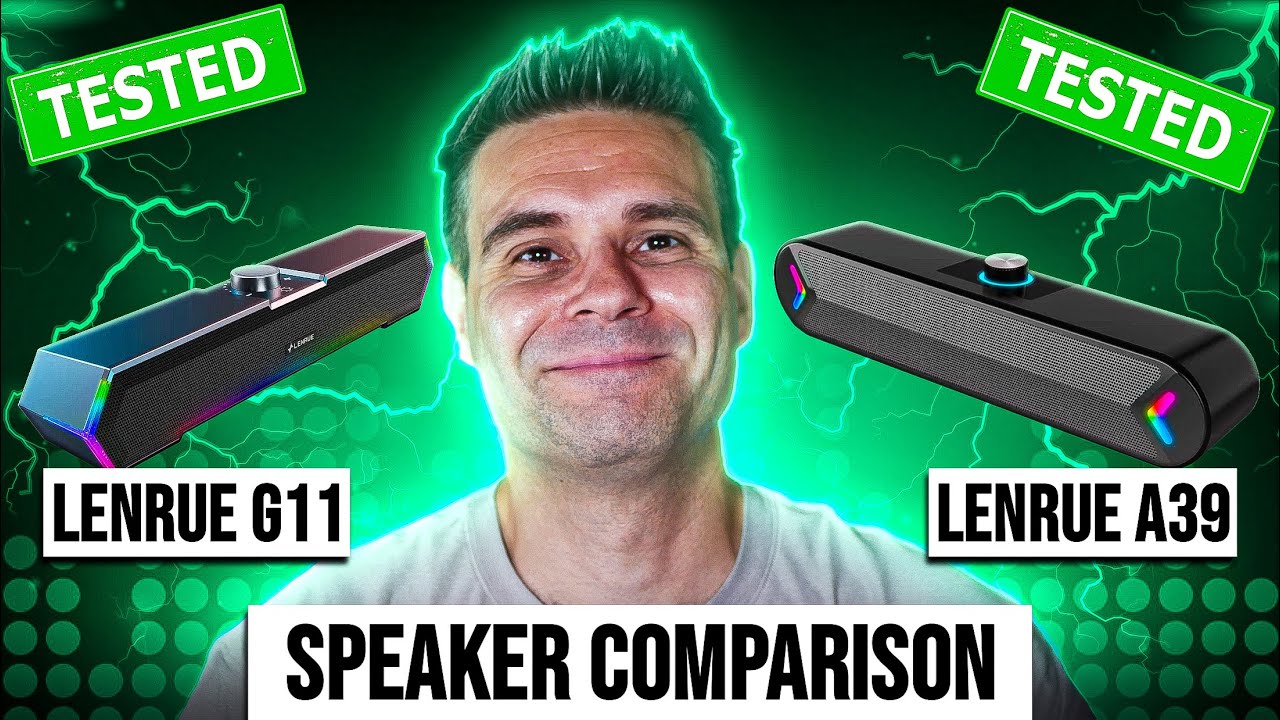 Lenrue G11 vs A39 Computer Speakers Compared - YouTube