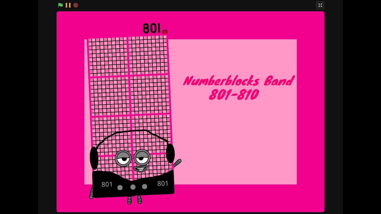 Numberblocks Band 801-810 (The 800's Saga Started) - YouTube