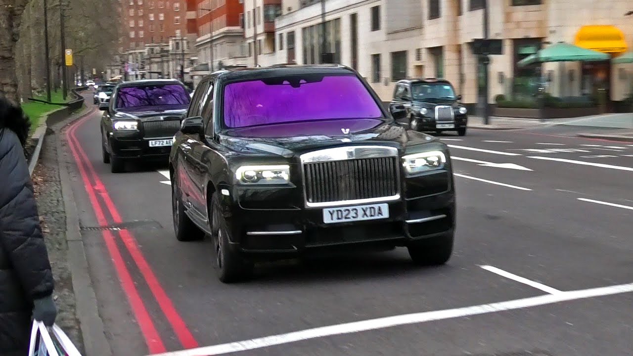 LUXURY CARS in LONDON February 2024 - YouTube