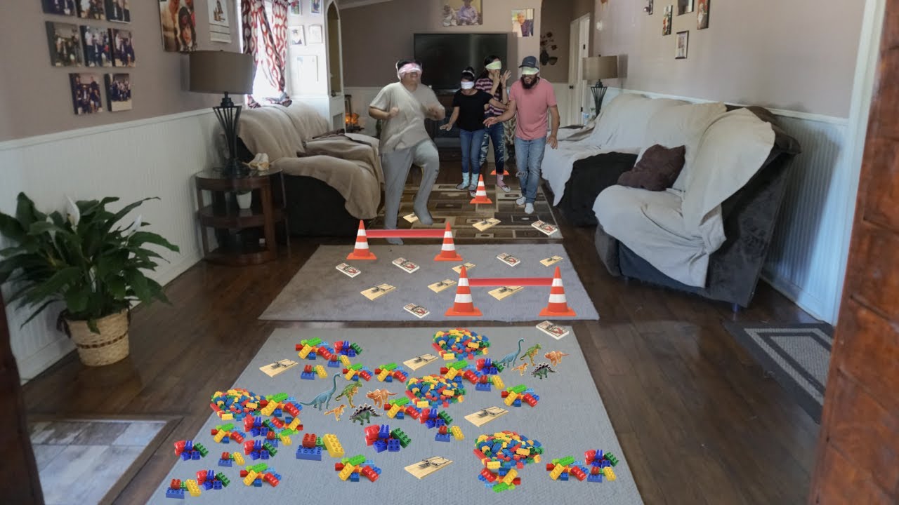 Last Team To Finish Blindfold Obstacle Race Gets? - YouTube