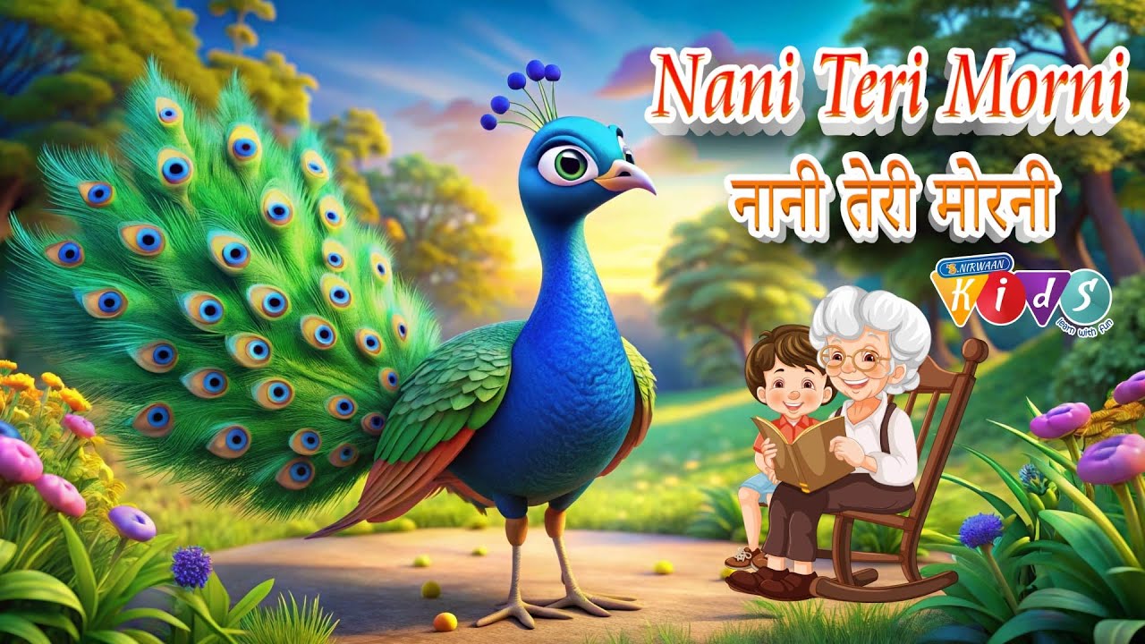 "नानी तेरी मोरनी 🦚 | Fun Kids Rhyme & Song | Grandma's Favorite ...