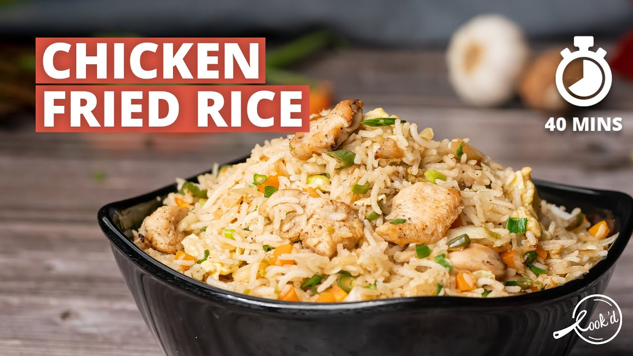 Indo Chinese Chicken Fried Rice