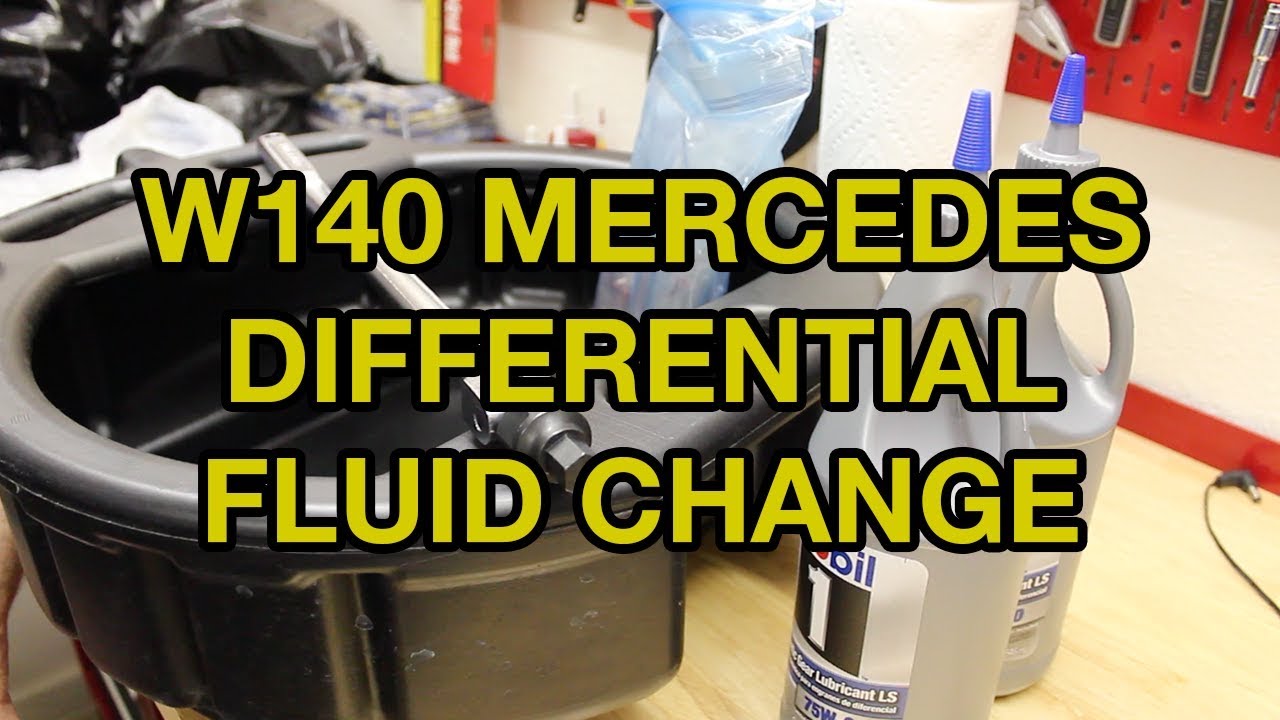 W140 Mercedes-Benz Differential Fluid Change - YouTube