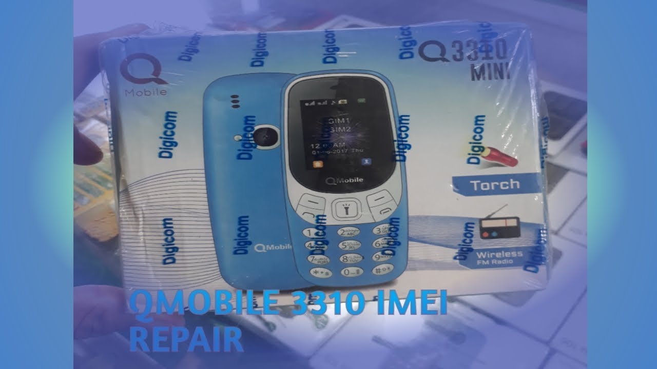 Qmobile 3310 mini IMEI Change with code without pc | How to Fix Register Failed With IMEI Code ...