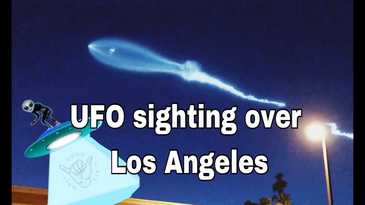 UFO FLIES OVER LOS ANGELES CALIFORNIA DECEMBER 22, 2017 - YouTube
