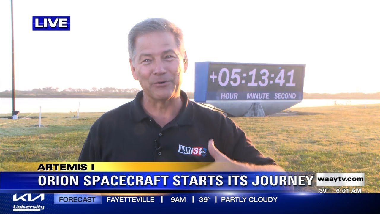 WAAY 31 News Anchor Dan Shaffer on what it was like witnessing Artemis ...