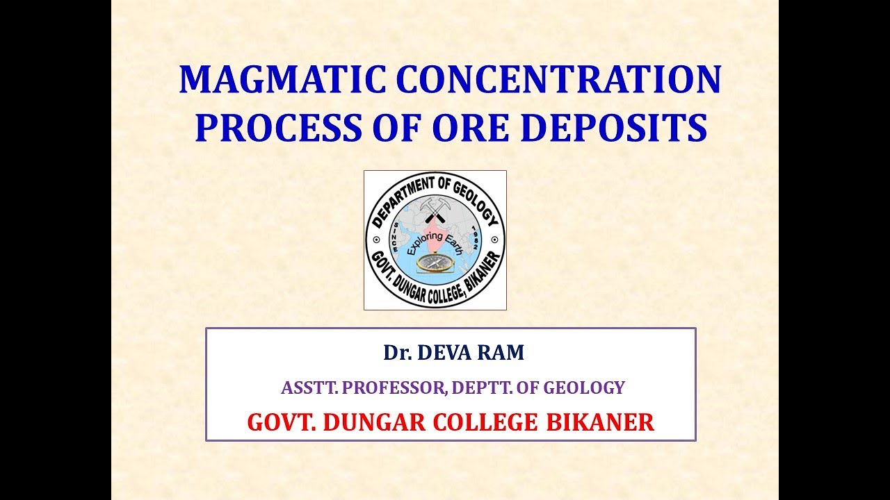 Magmatic Concentration Process - YouTube