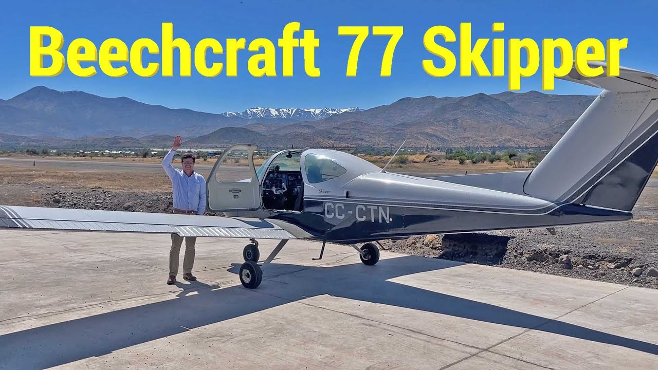 Volamos Beechcraft 77 Skipper único en Chile - YouTube