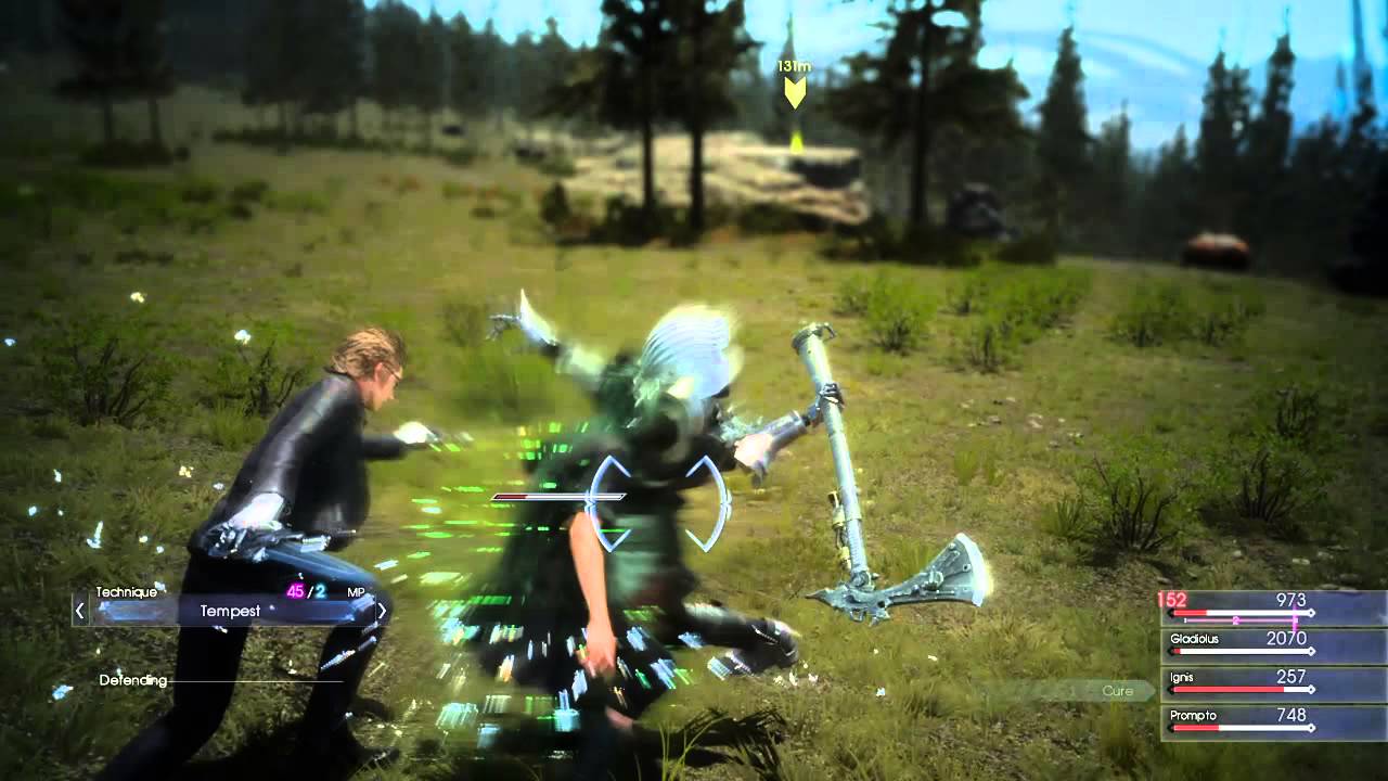 FF XV Fighting Magitek Soldiers - YouTube