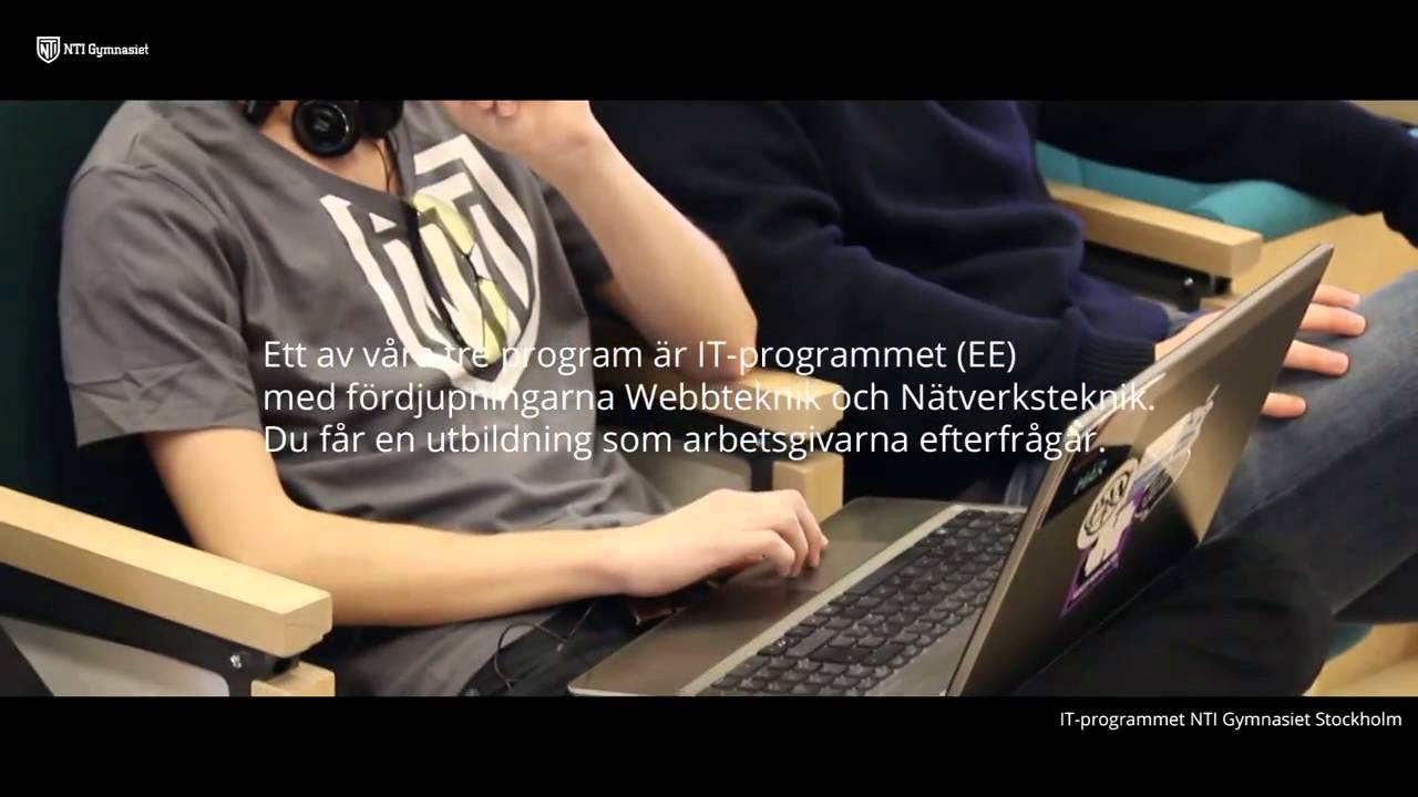 IT-programmet på NTI Gymnasiet Stockholm - YouTube