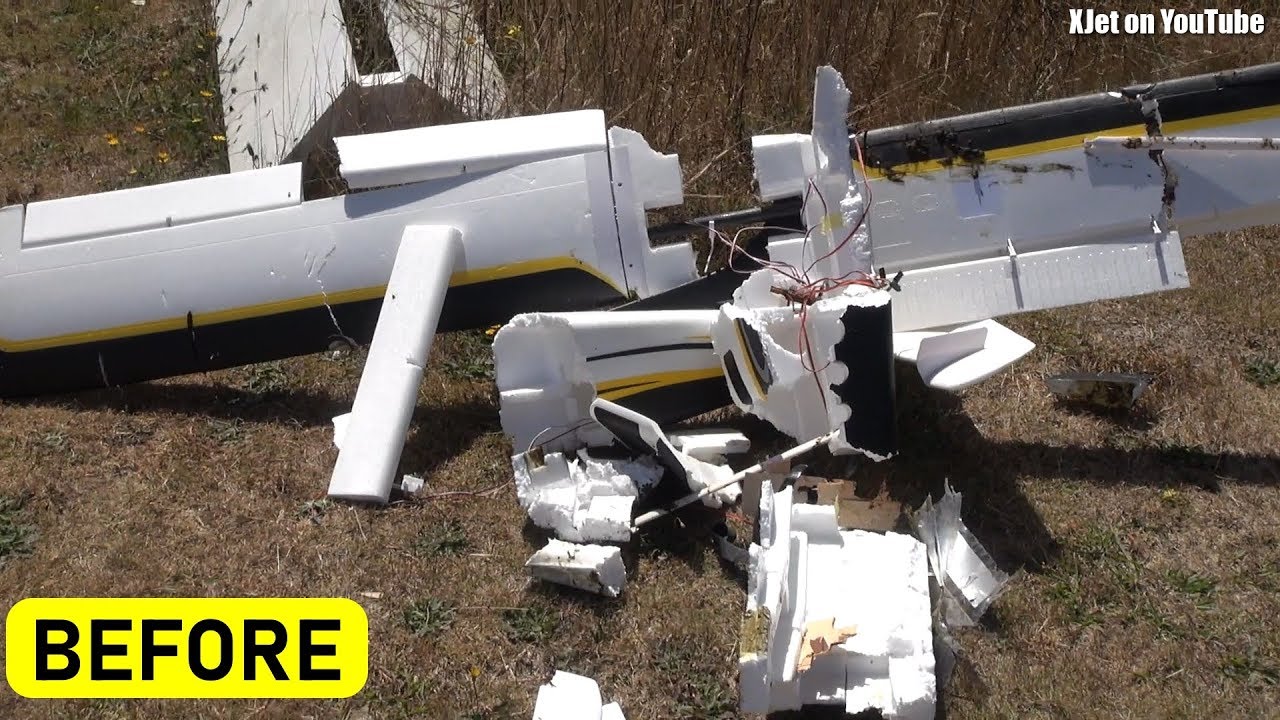 Incredible RC plane repairs - YouTube