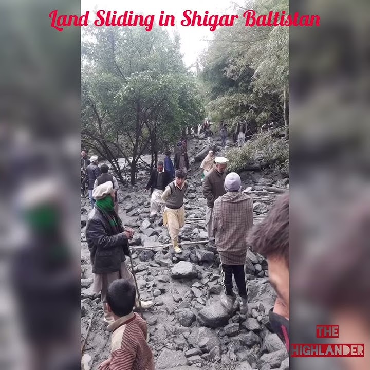 Gilgit Baltistan Land sliding - YouTube