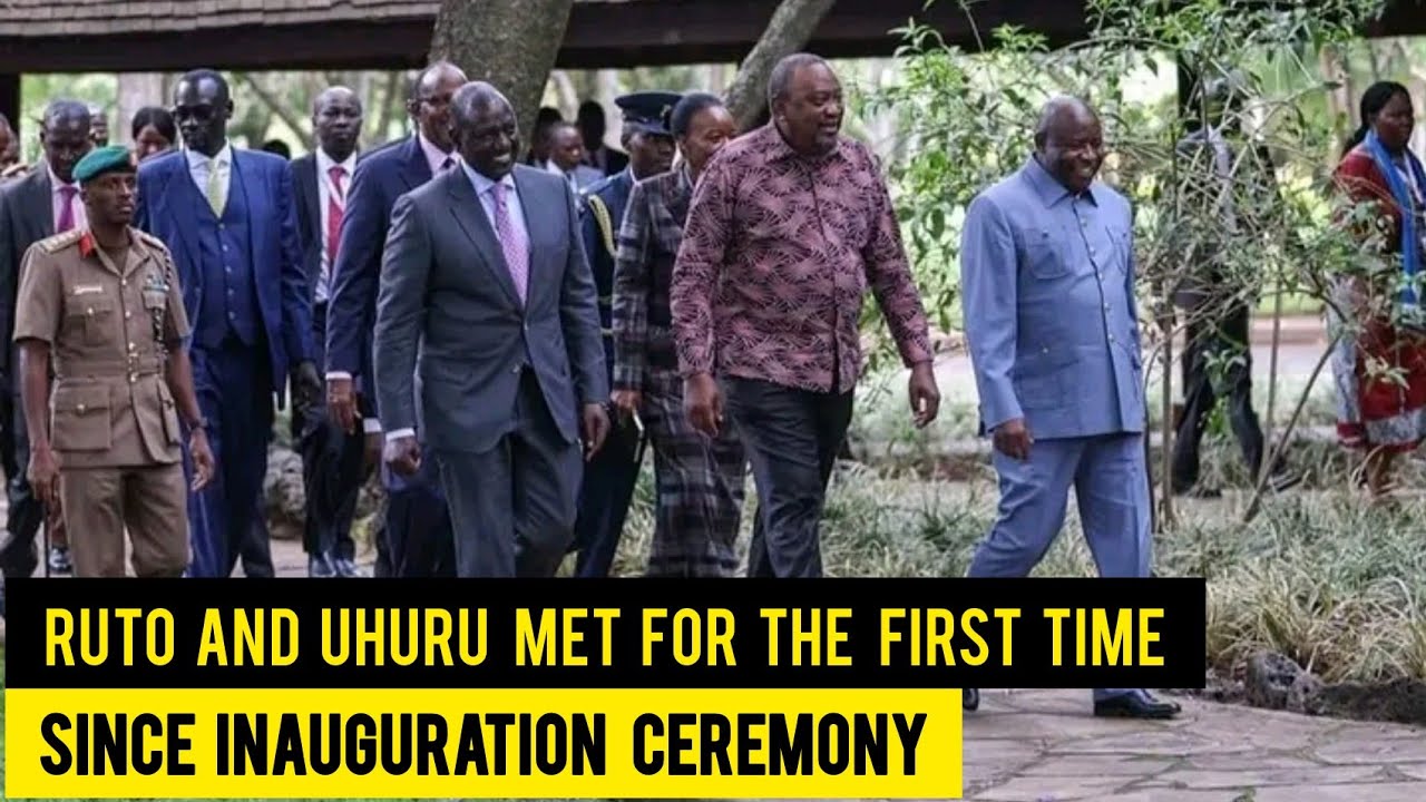 PRESIDENT WILLIAM RUTO AND UHURU KENYATTA MET FOR THE FIRST TIME SINCE ...
