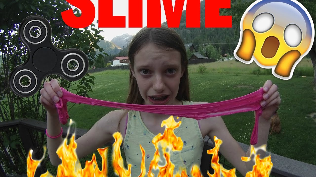 DIY SLIME FIDGET SPINNER TUTORIAL 2017!!! - YouTube