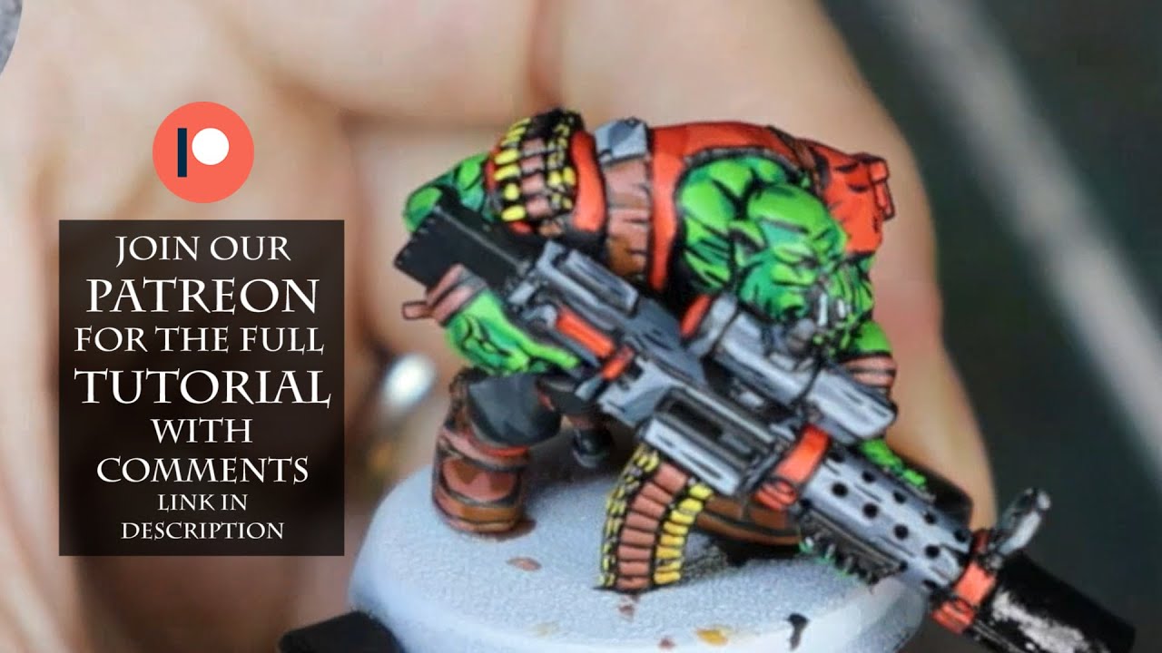 Video tutorial: Ork skin in the Comic book style - Full 30-minute ...