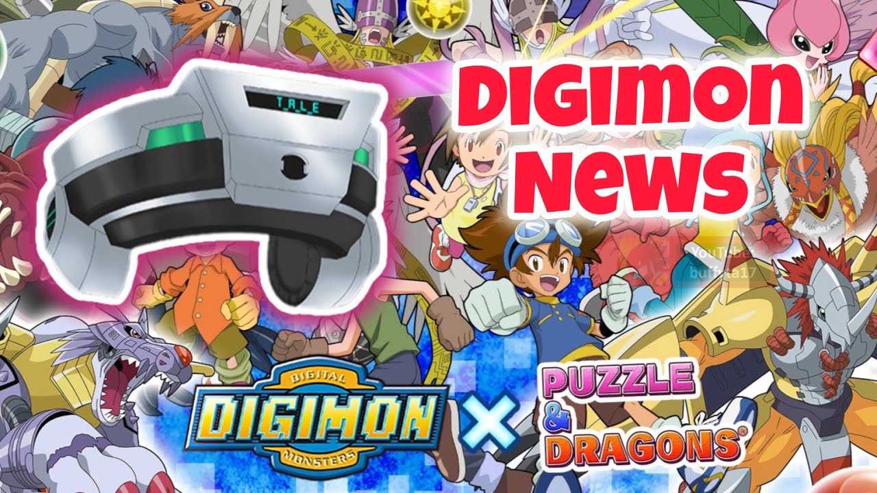 Digimon News - Puzzle & Dragons x Digimon, Digimon Liberator Column ...