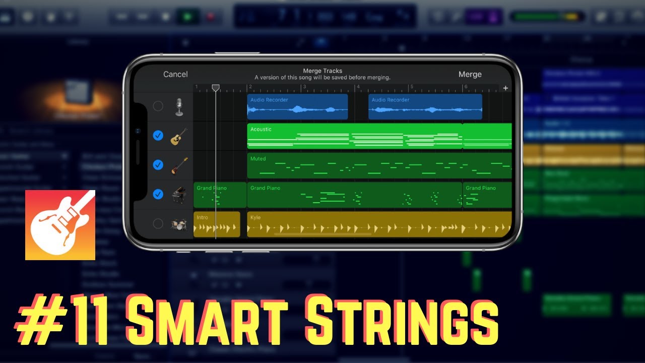 iPhone GarageBand Course #11 [Smart Strings] - YouTube