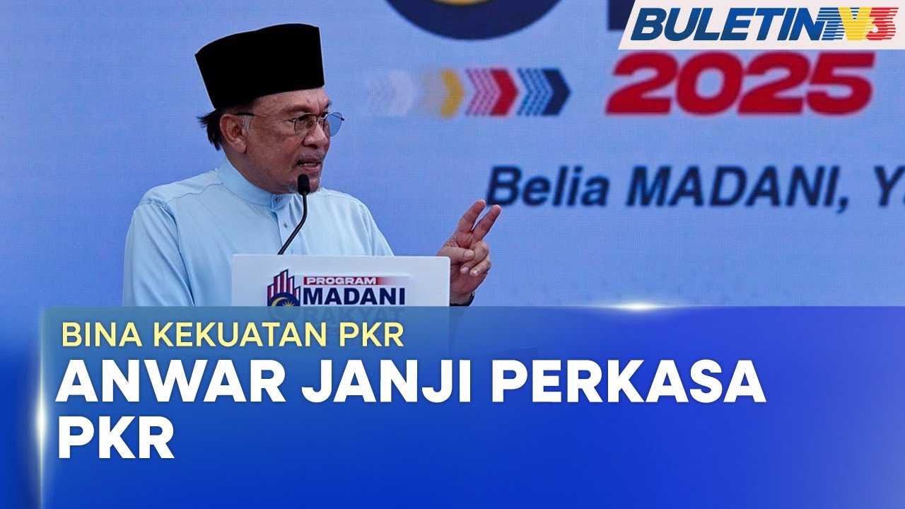 BINA KEKUATAN PKR | Anwar Janji Bahagi Masa Bangun Negara, Urusan Parti Mulai Jun - YouTube