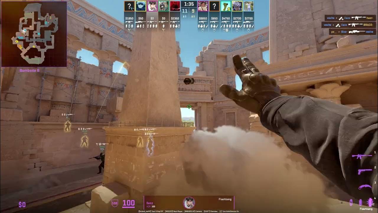 The BEST Flashes to PUSH B Main on Anubis - YouTube