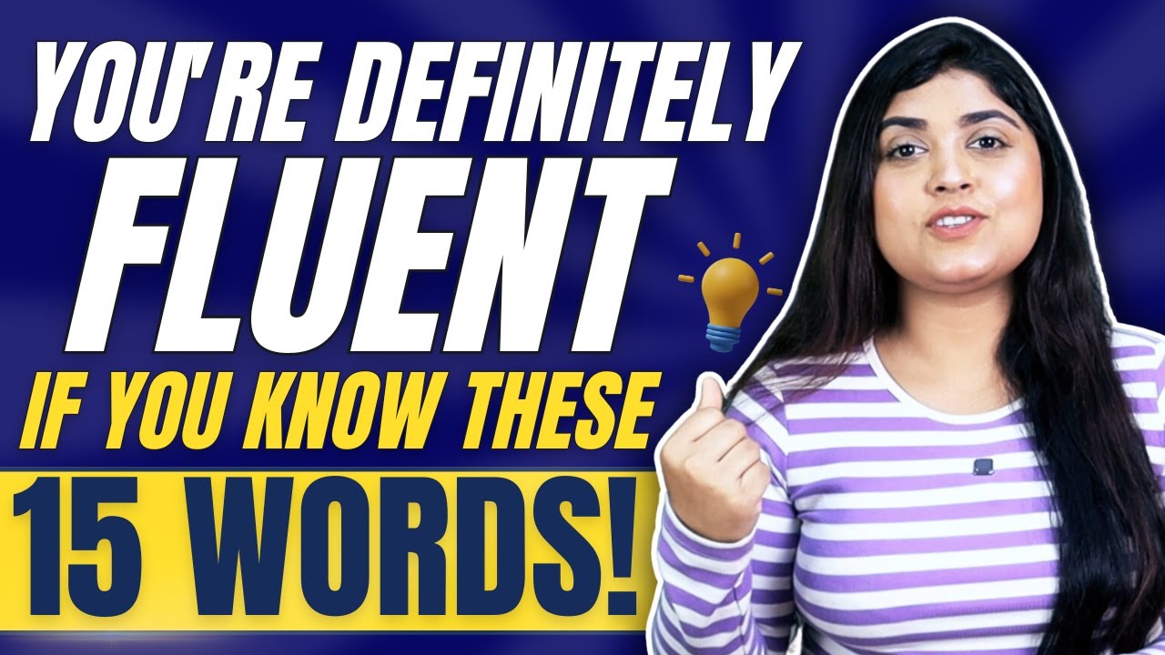 You're Definitely Fluent if You Know These 15 Words! SkillOholic - YouTube