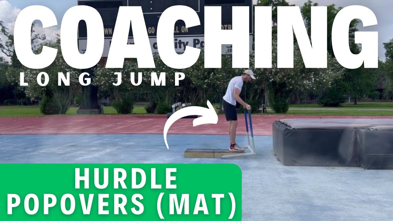 Hurdle Popovers (Flight) - Onto a Mat - Long Jump Drills - YouTube