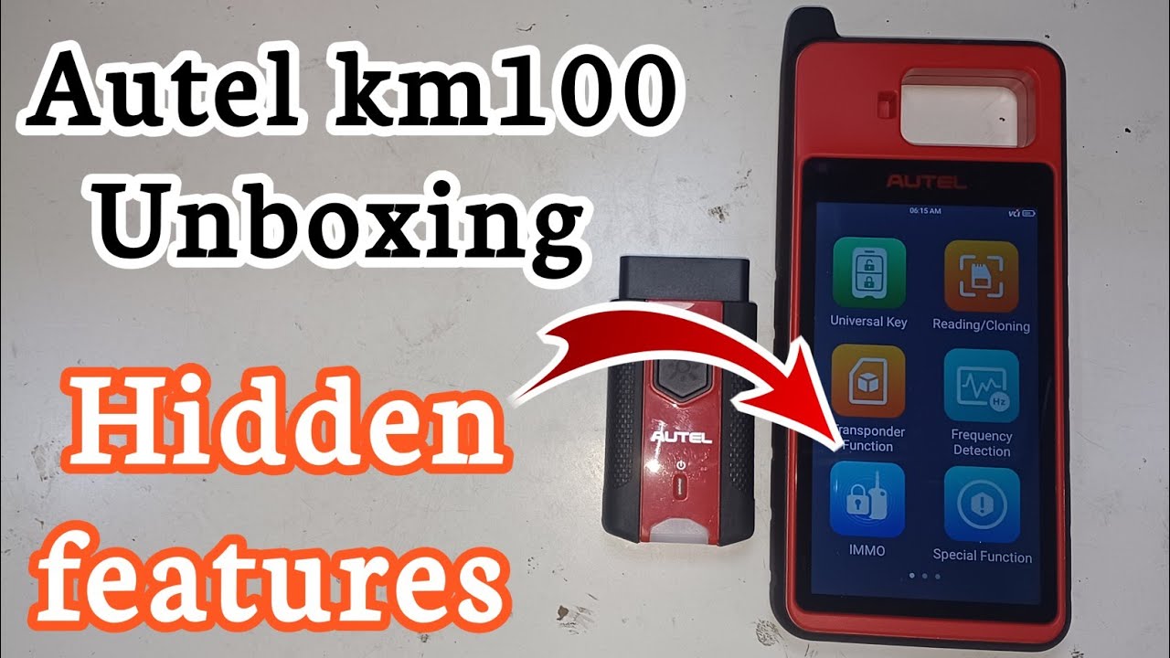 km100 key programmer | Km100 unboxing | autel km100 review | 😱 autel km100 hidden features - YouTube