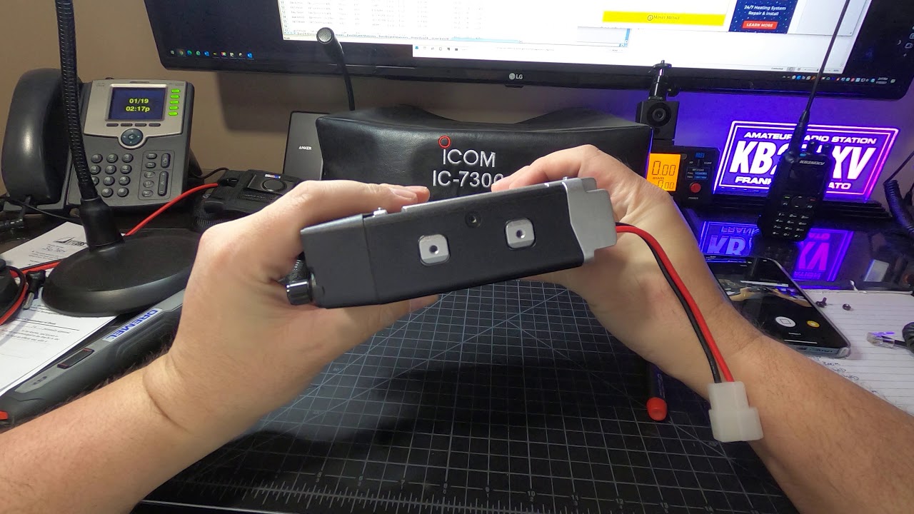 Yaesu FTM-7250D Mars Mod - YouTube