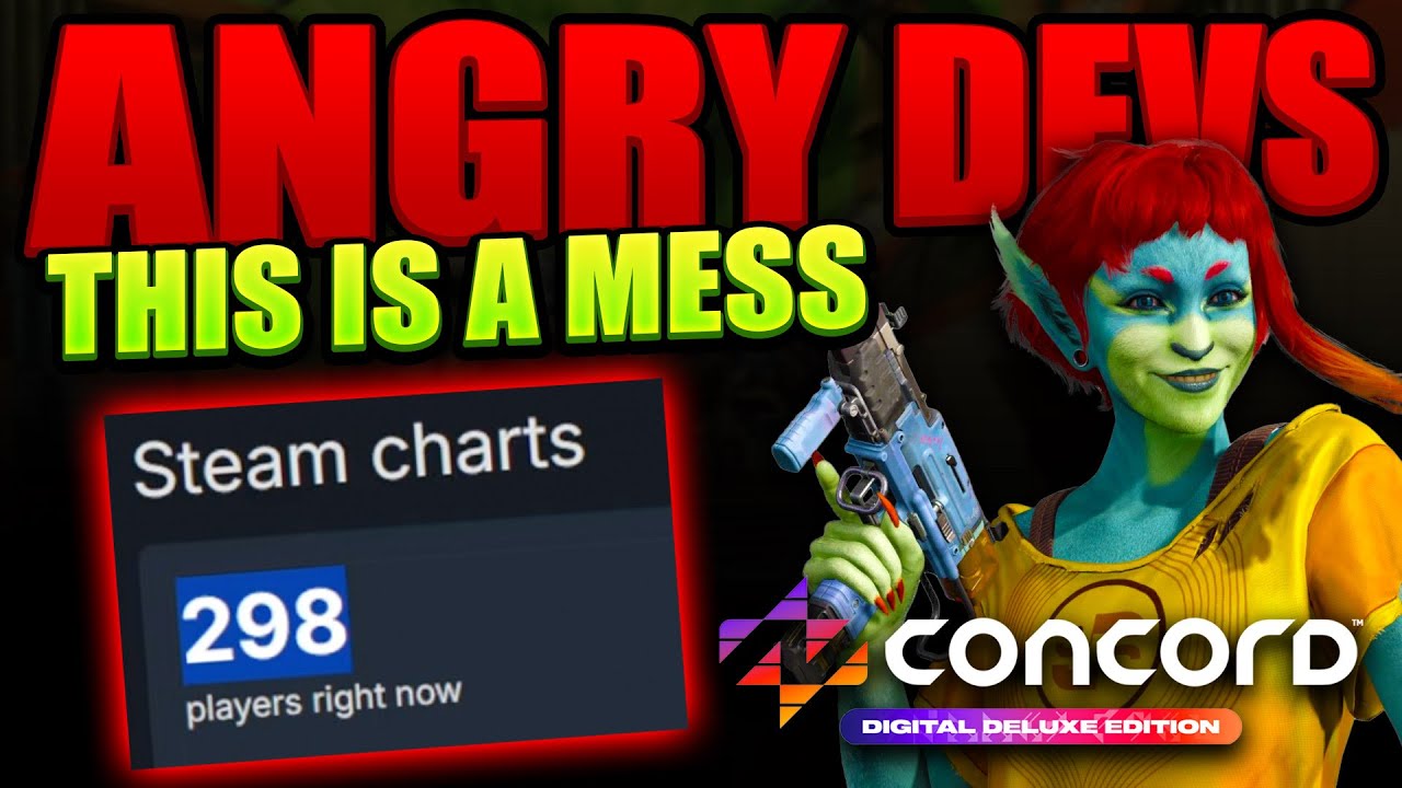 Concord WOKE DEVS are ANGRY! Attacking Gamers on Social Media! - YouTube
