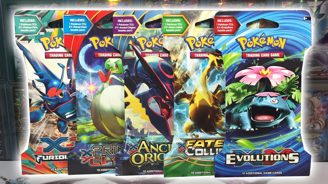THE LUCKY DIP BOX! 5 RANDOM POKEMON BOOSTER PACK OPENING!! - YouTube