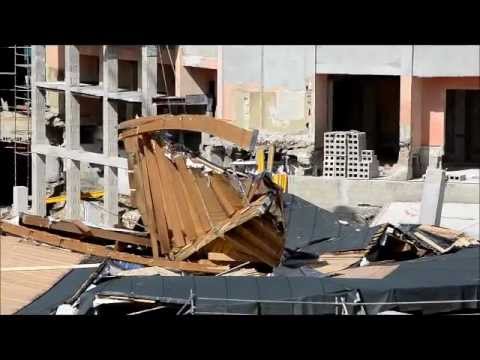 Seabank Building Collapse - YouTube