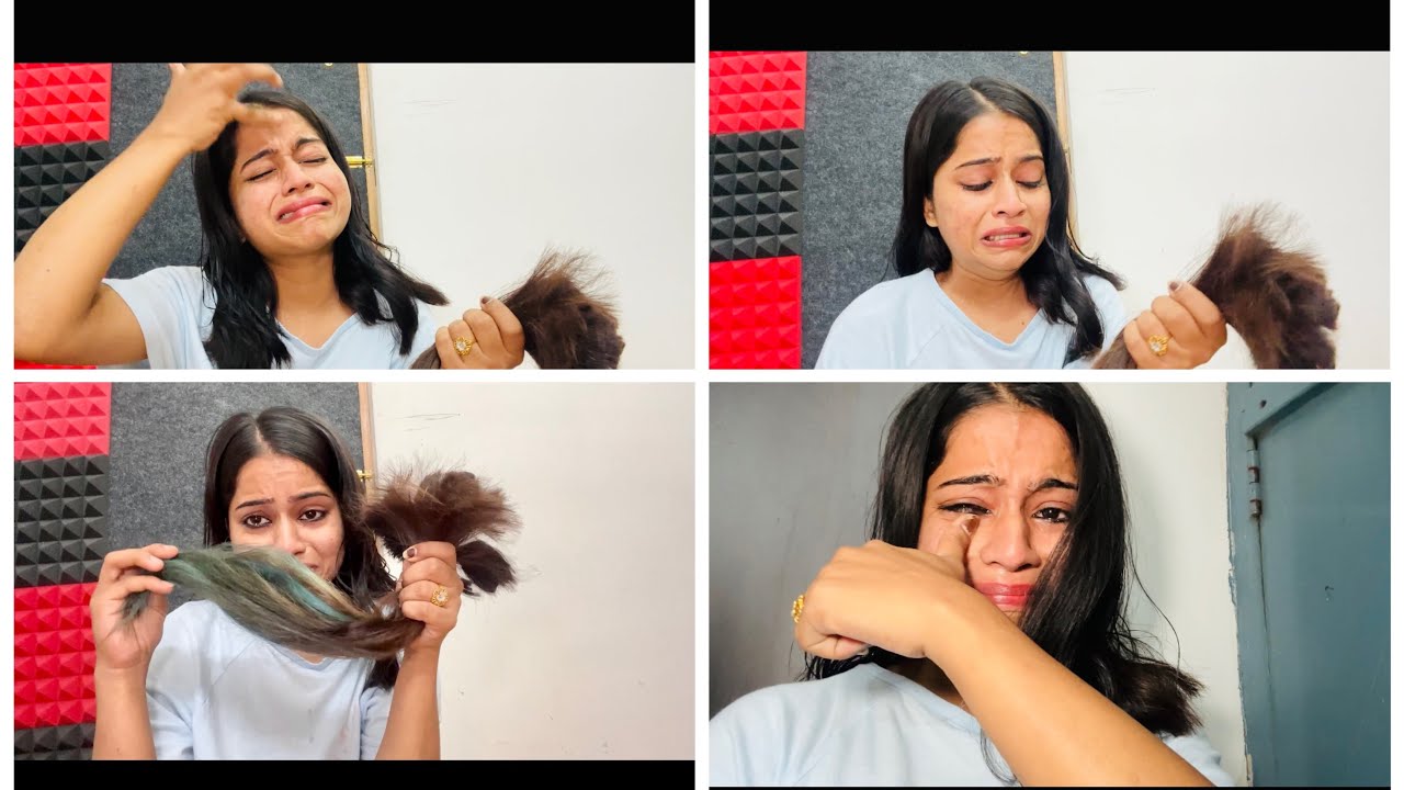 Ginni ne aapne hairs cut Kar diya😭😭 - YouTube