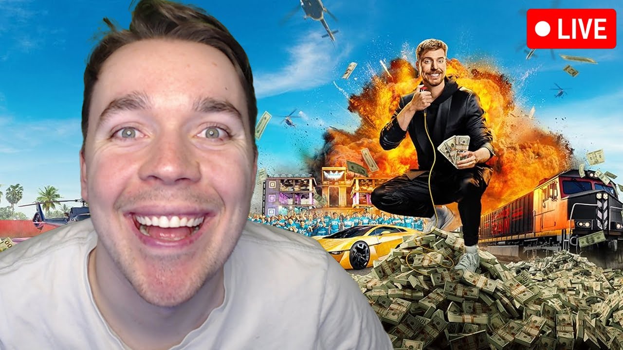 DEVOUN REACTS TO BEAST GAMES LIVE 🔴 - YouTube