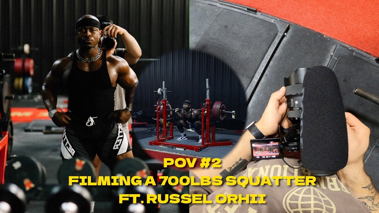 I CAPTURED HIS 700LBS SQUAT | POV SHOOTING AT CORRUPTED STRENGTH FT ...