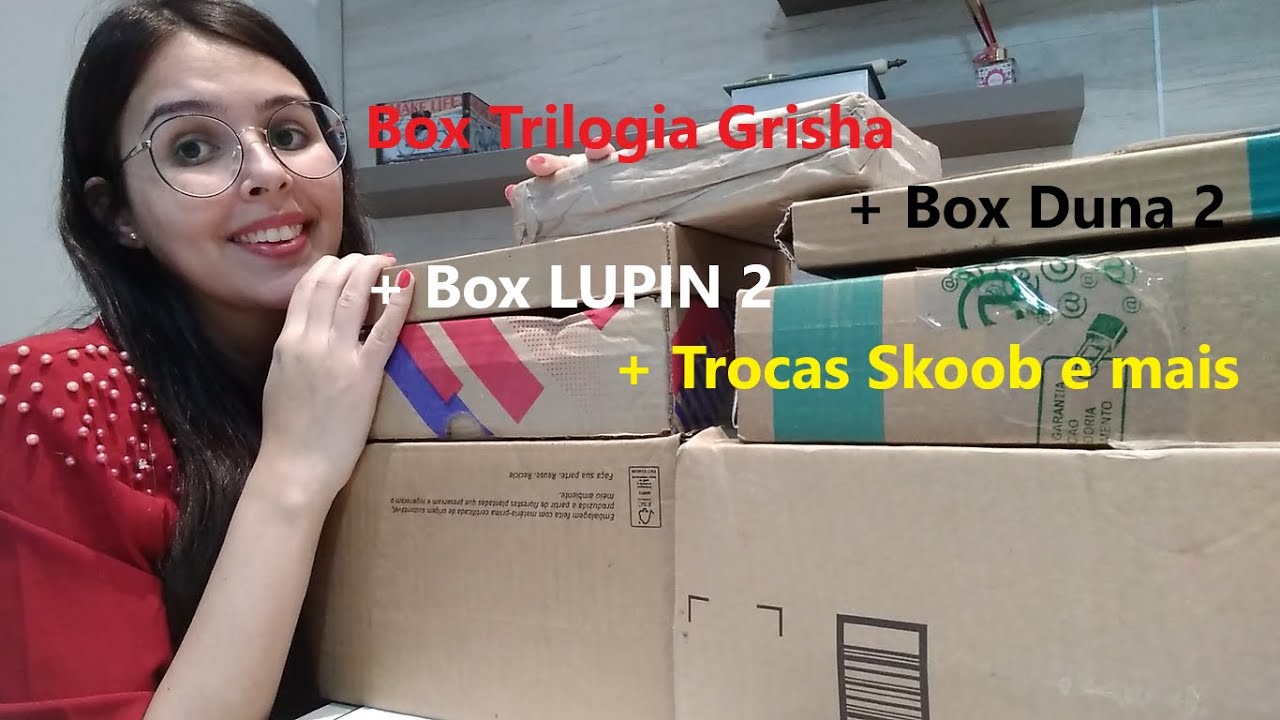 MEGA UNBOXING: Box Trilogia Grisha; Box Duna 2; Box Lupin 2 e muito ...