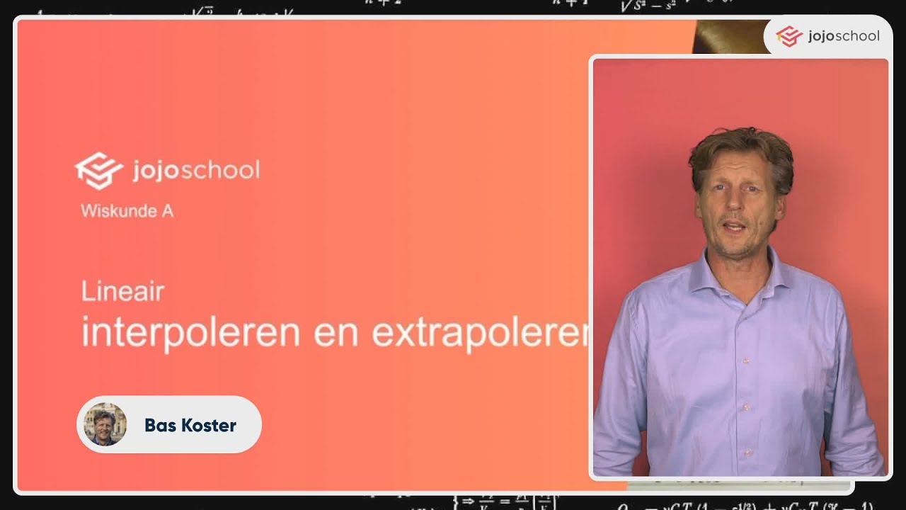 Lineair interpoleren en extrapoleren - Wiskunde A - HAVO & VWO - YouTube