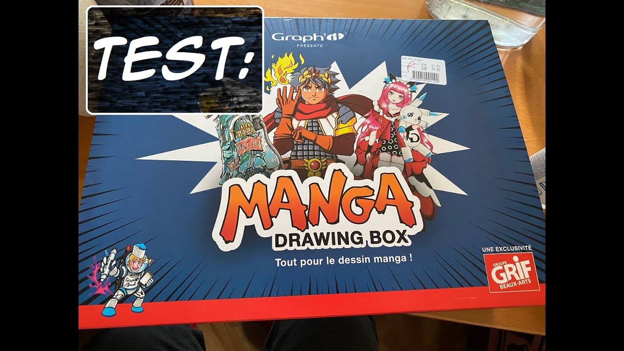 Test: Manga Drawing Box de Graph it - YouTube