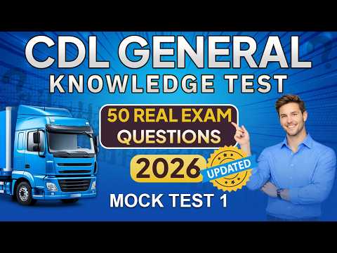 CDL Permit Test 2026 General Knowledge | CDL Written Test Prep (Official CDL Guide)