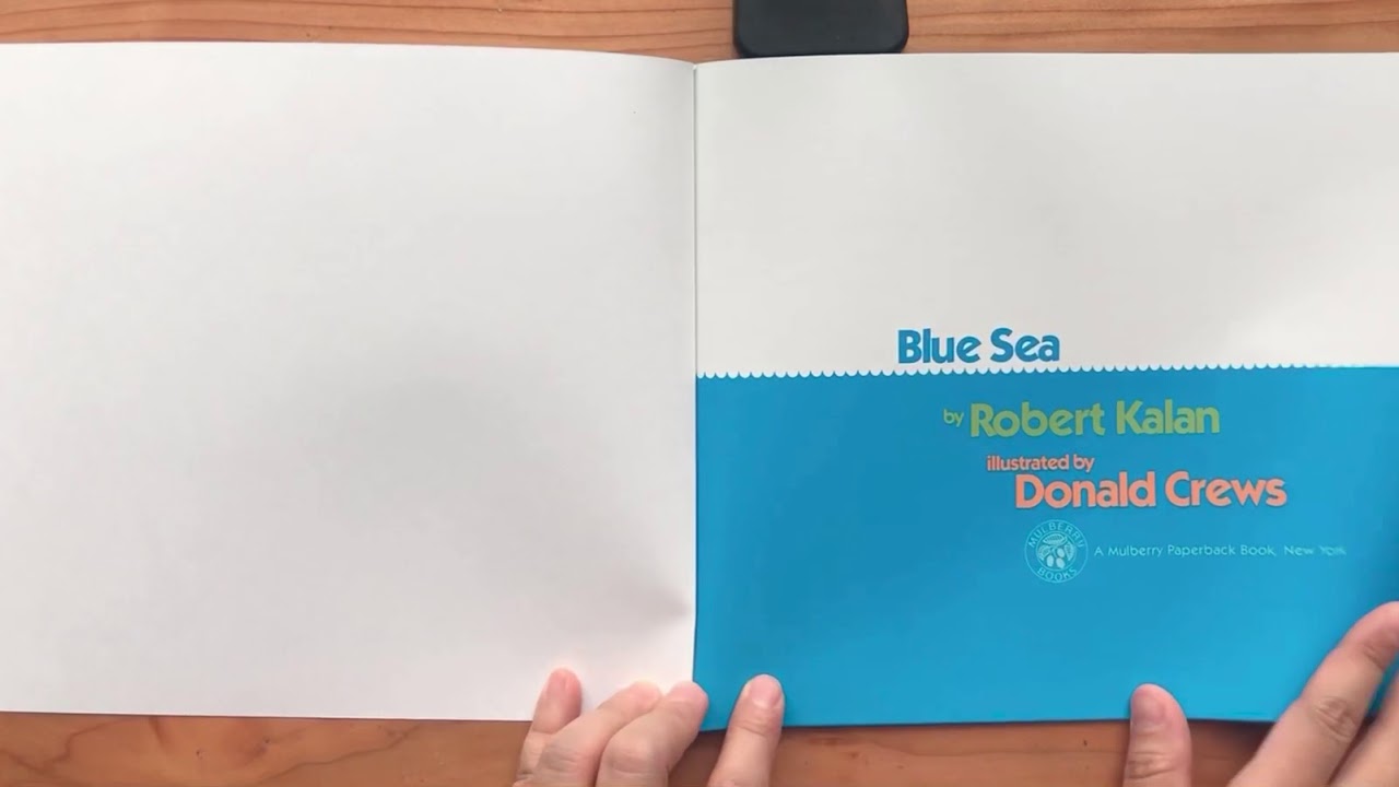 Blue sea/ children's book reading - YouTube