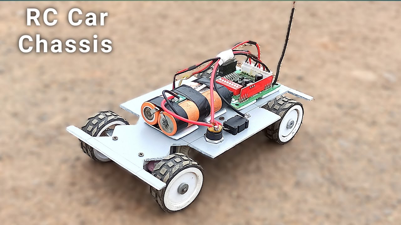 How to Make RC Car Chassis at Home - YouTube