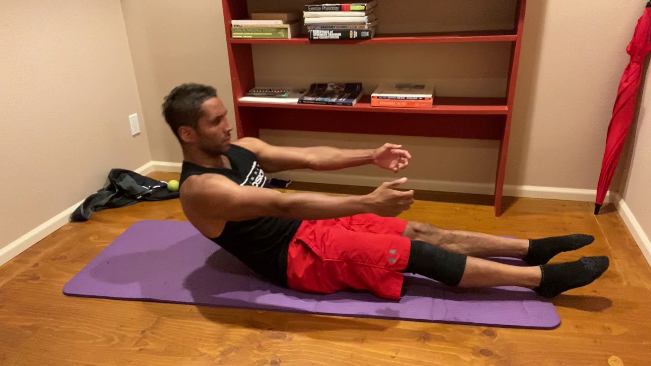 Slow full range sit ups - YouTube